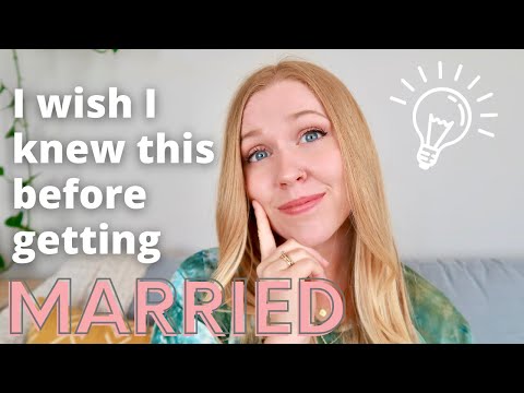 THINGS I WISH I KNEW BEFORE I GOT MARRIED!