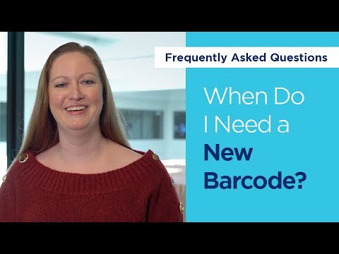 When do I need a new barcode and GTIN?
