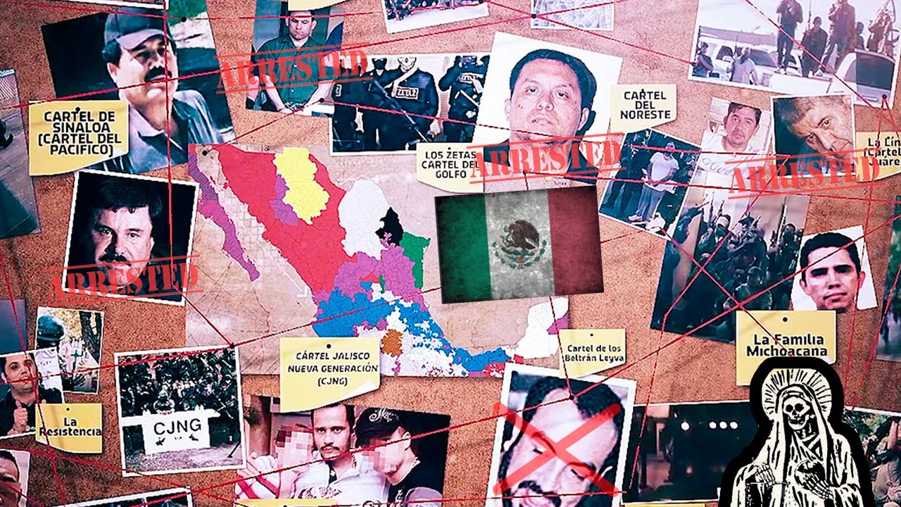 El MAPA del NARCOTRÁFICO en MÉXICO 2024-2025 🇲🇽