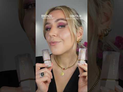 Bronzer vs contour #makeuptipsandtricks #contour #sheglam #facesculpting #makeuphacks