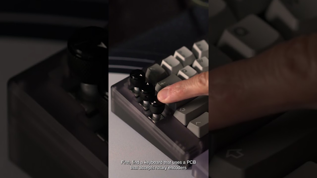 Protip: Use rotary encoders instead of pressing multiple keys