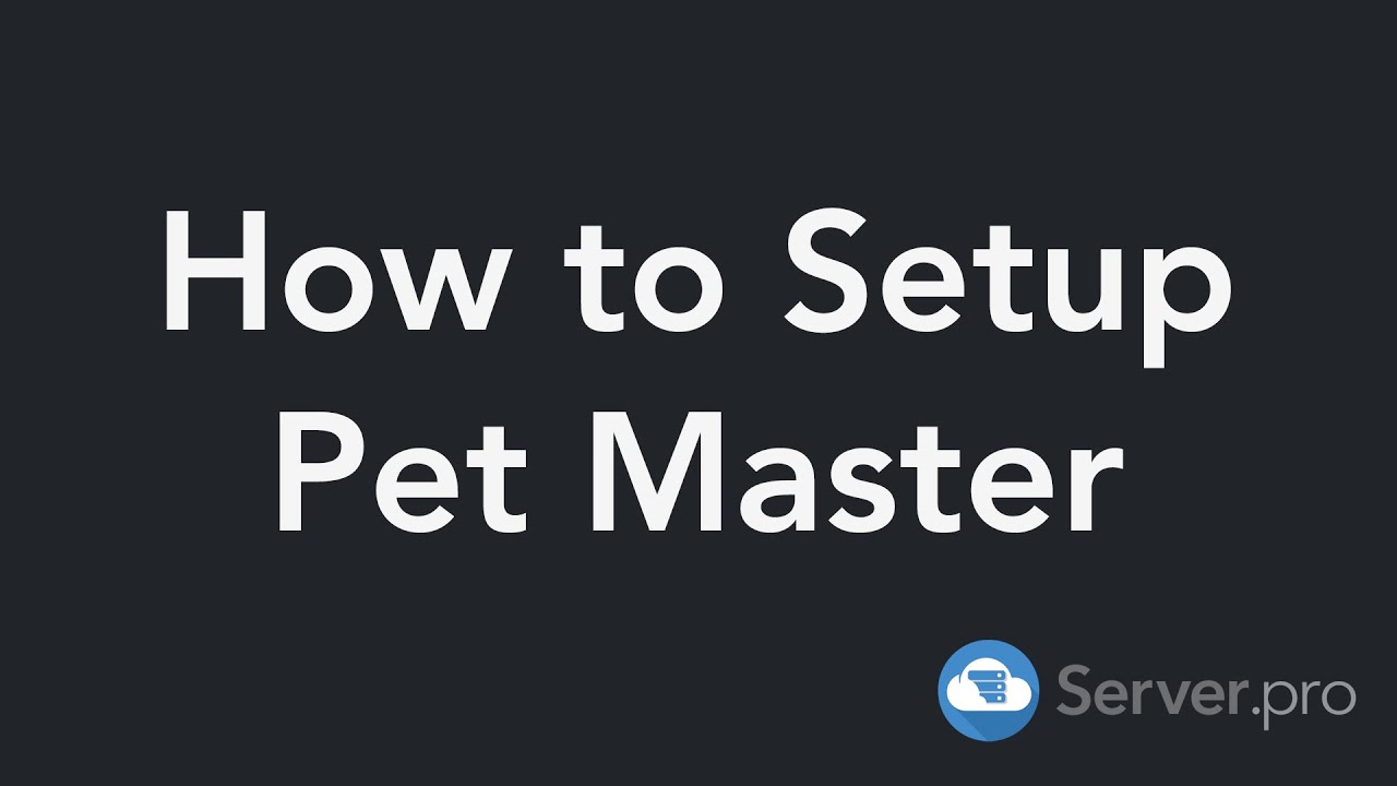 How to Setup the Pet Master Plugin - Minecraft Java