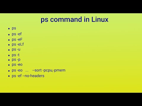 ps command in Linux