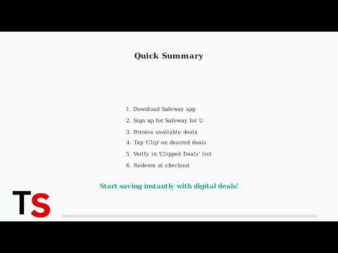 How To Clip All Digital Deals In Safeway App Instantly (2025 Guide)