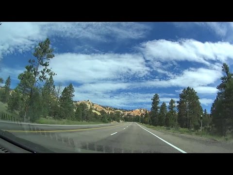 Utah Scenic Highway 12 in HD /  From Bryce to Tropic