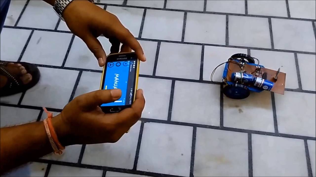 Android Controlled Robot over Bluetooth