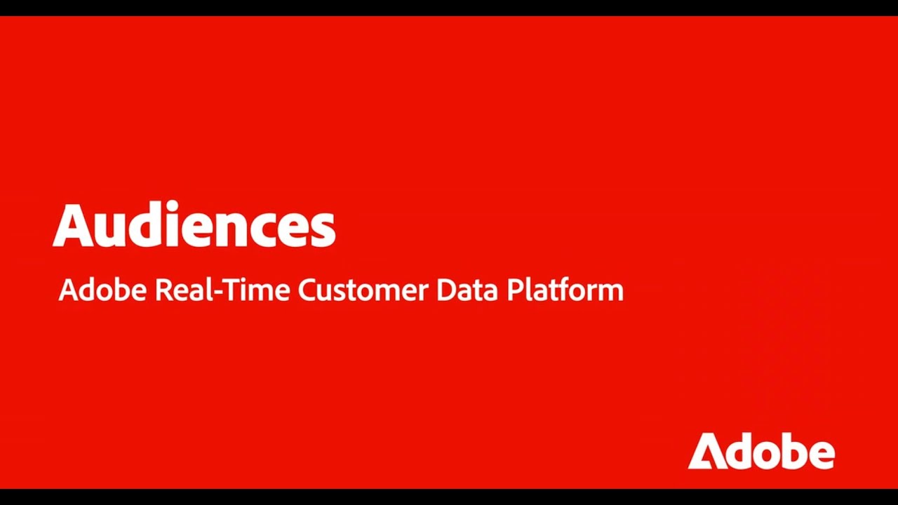 Build and Manage Audience Segments in Real-Time CDP | Adobe for Business