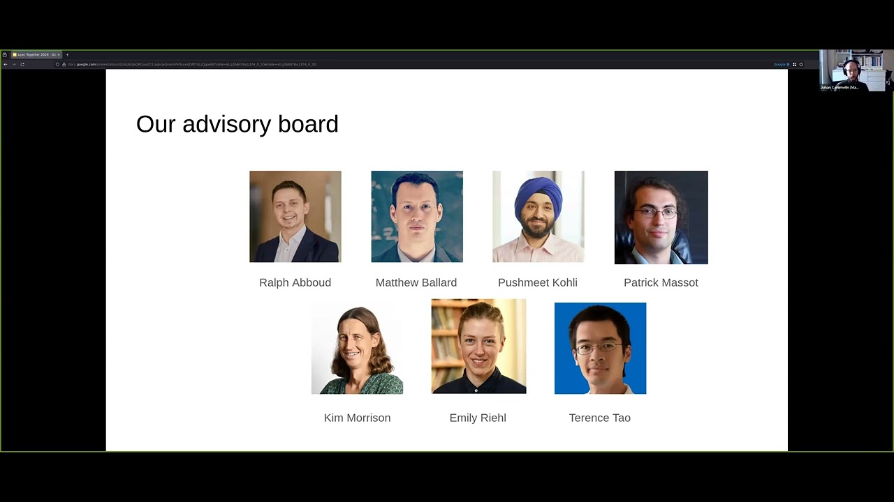 Johan Commelin - The Mathlib Initiative (Lean Together 2026)