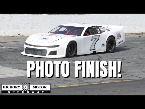 FIRST LATE MODEL RACE | PHOTO FINISH at Hickory Motor Speedway!