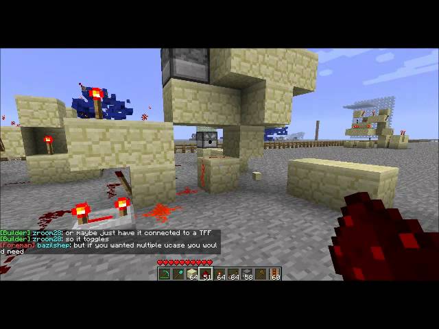 (RDF) 1-wide hallway motion sensor with redstone Minecraft Map