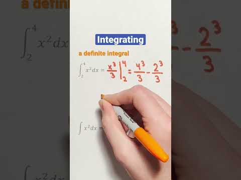 Integrating a Definite Integral vs. An Indefinite Integral Example #Shorts #calculus #math
