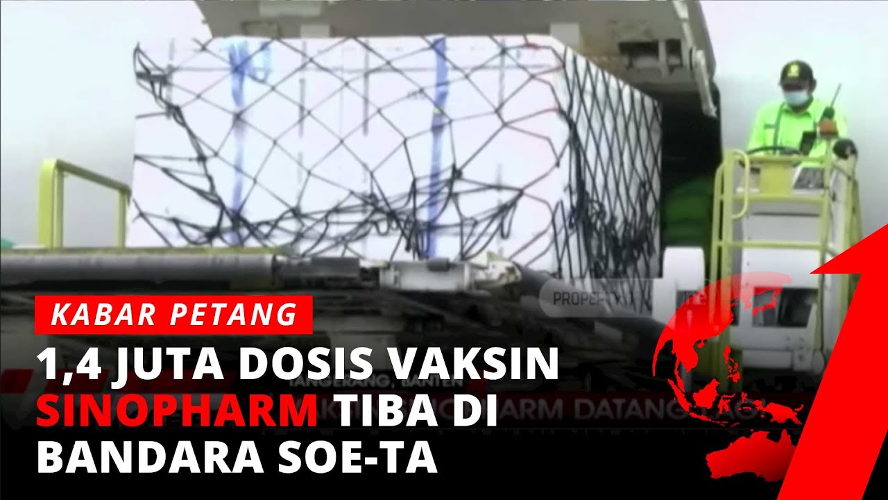 Datang Lagi..! 1,4 Juta Dosis Vaksin Sinopharm Tiba di Bandara Soekarno-Hatta | Kabar Petang tvOne