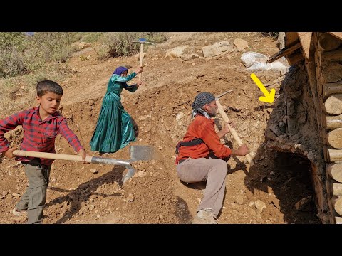 Nomadic mother: New stove and efforts to complete shelter