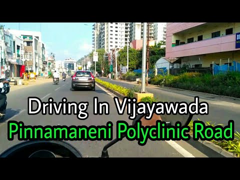[Bike View] Driving In Vijayawada || Pinnamaneni Polyclinic Road