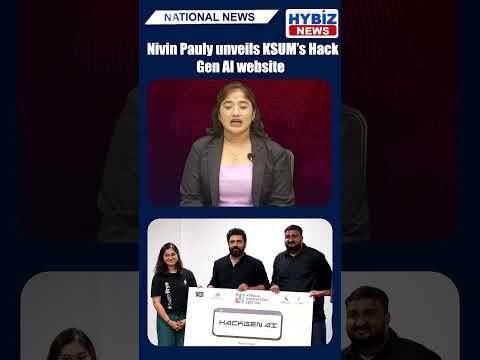 Nivin Pauly Launches India’s Biggest Gen AI Hackathon Website | Hack Gen AI by KSUM