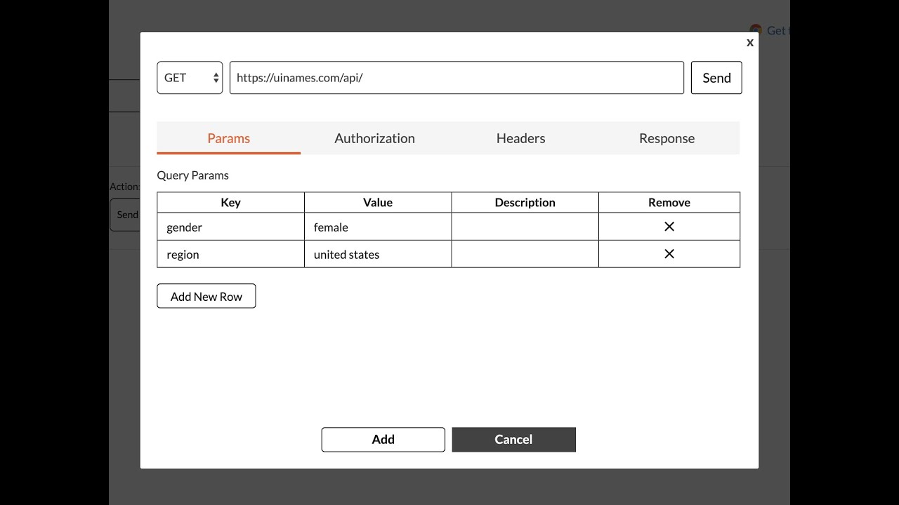 Endtest - Send API Requests