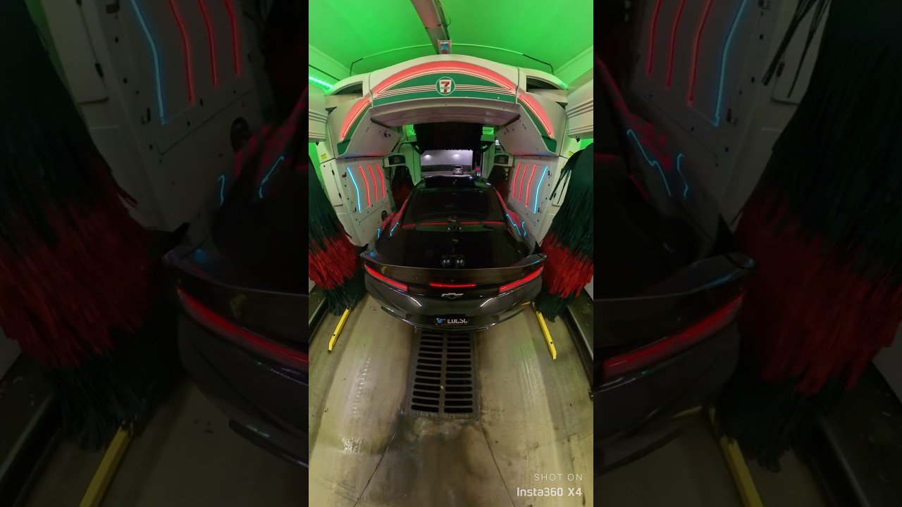 7-eleven car wash            #camaro #1le #pov #711 #carwash