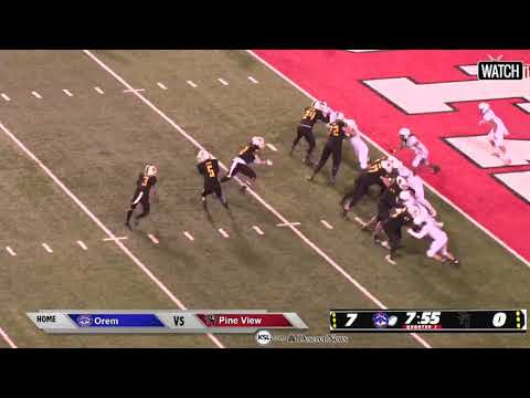 4A Football: Pine View vs Orem High School 2018 UHSAA State Tournament Semifinals