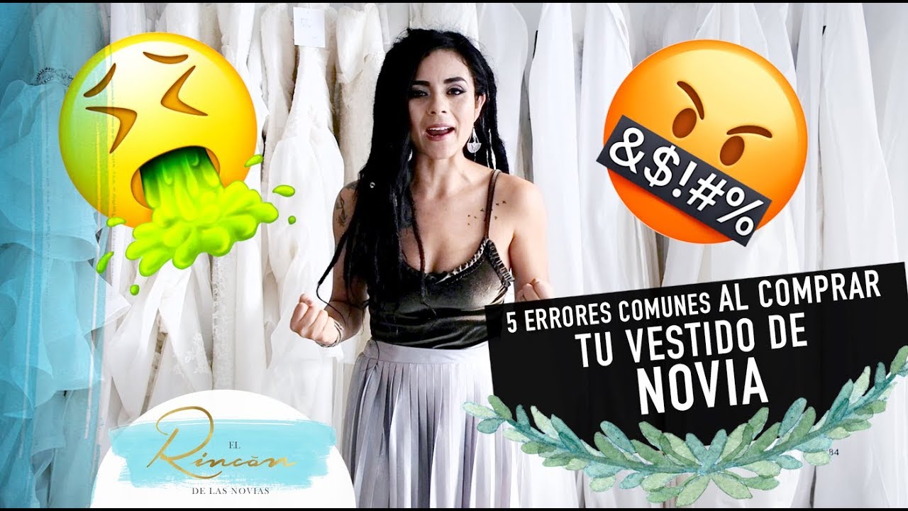 5 ERRORES COMUNES AL COMPRAR TU VESTIDO DE NOVIA