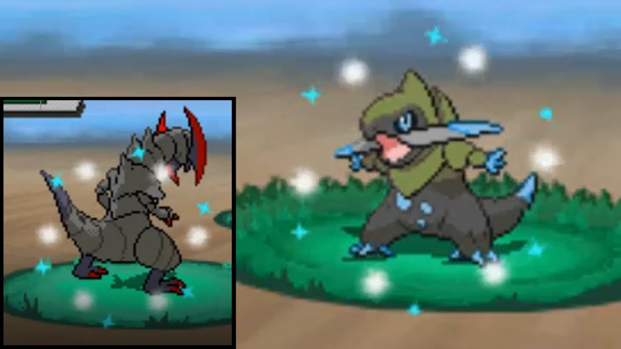 LIVE! Shiny Fraxure after 3984 REs!!! (+Evolution) Pokemon White 2
