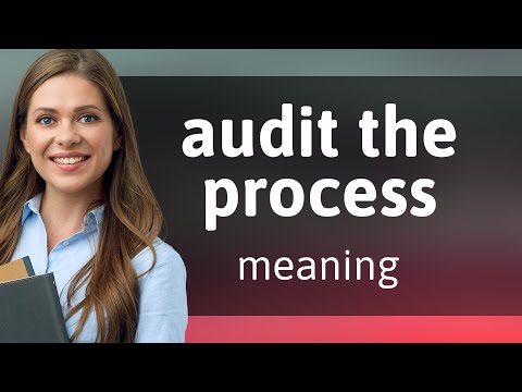 Unlocking the Meaning of "Audit the Process"
