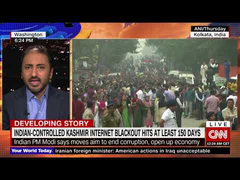 Sadanand Dhume joins CNN to discuss the Indian crackdown and 150 days of Internet outage in Kashmir.