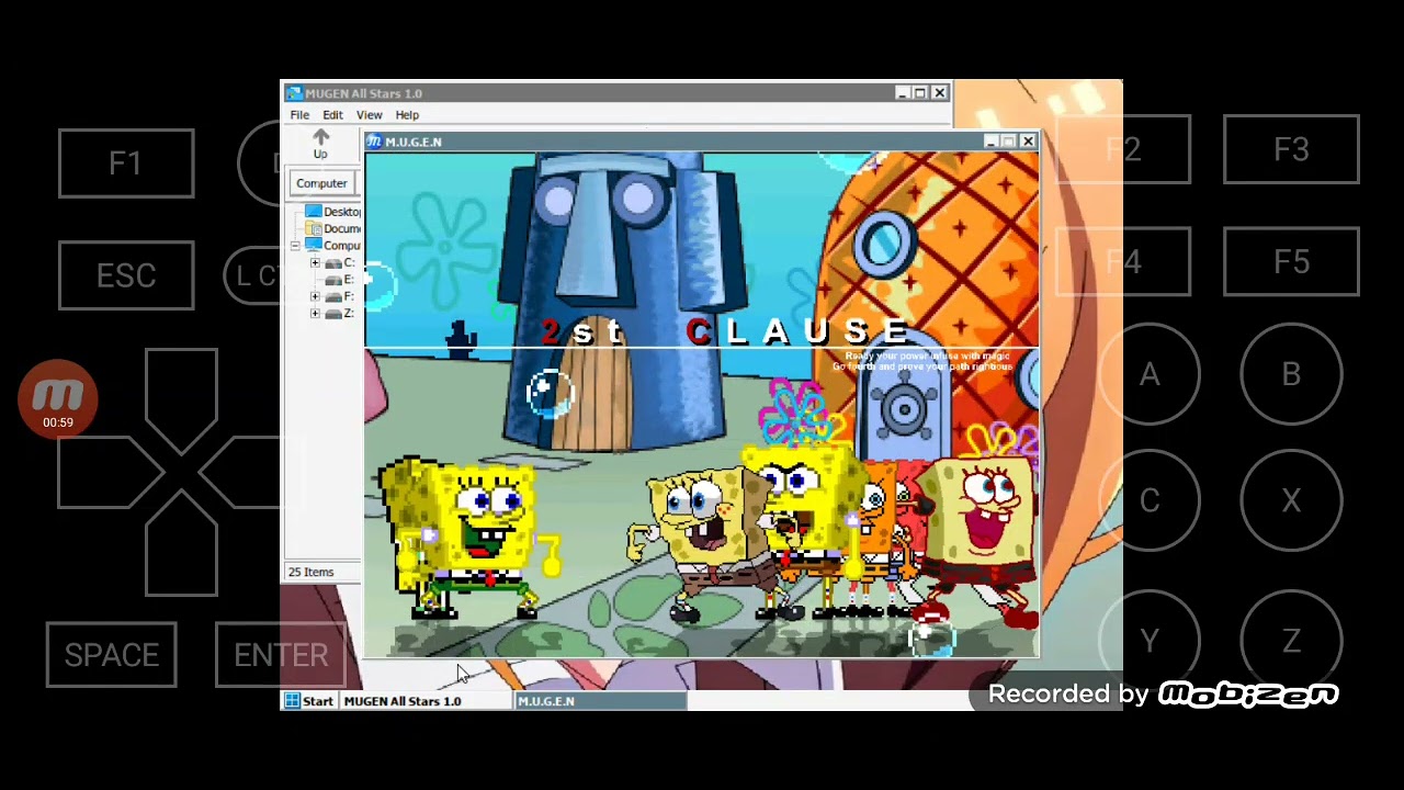 Mugen Battle #2695: Spongebob Party 4v4