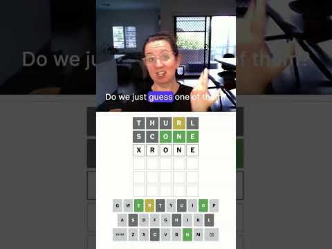Play Wordle 26/05 with me - Guess the word in three- starting with Thurl