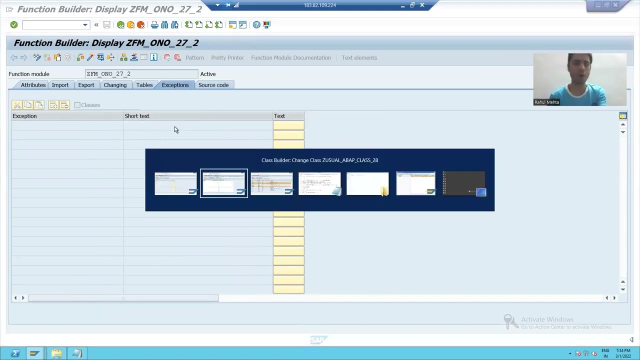 Understanding Abap Oop Implementing Methods And Parameters In Usual