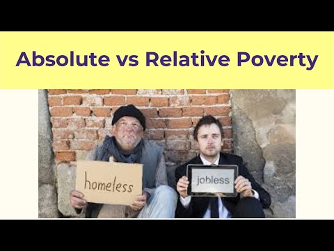 Absolute vs. Relative Poverty #poverty #povertyline #povertyeradication #indianeconomy #ups