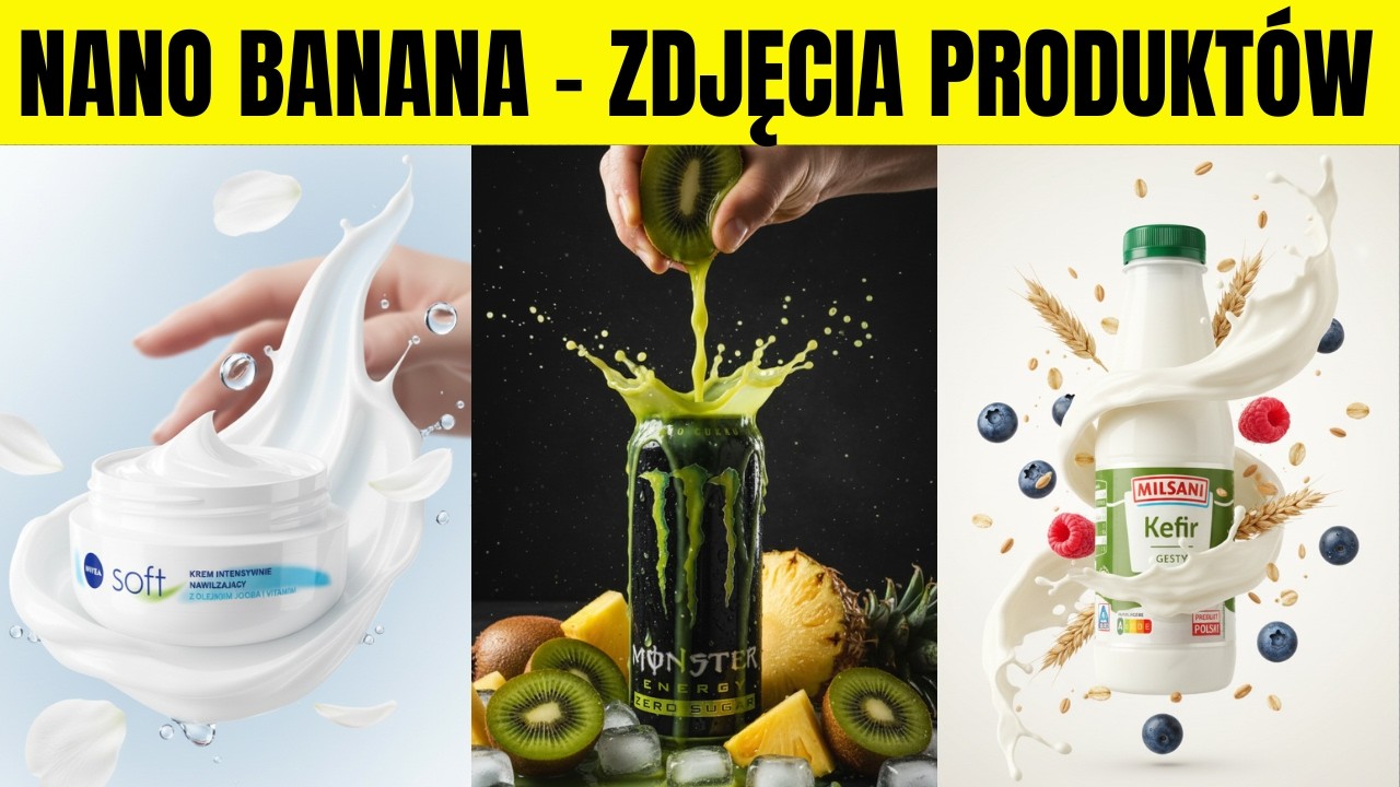 AI Tworzy NIESAMOWITE Zdjęcia Produktów - Nano Banana Poradnik