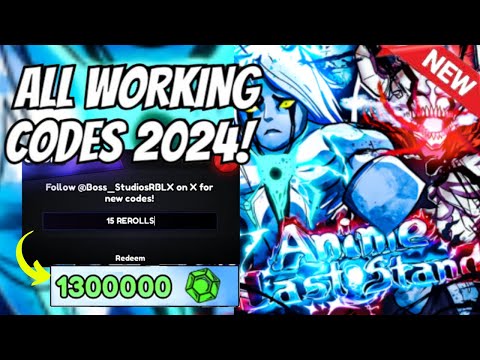 ALL ⚠️ NEW WORKING CODES 2024 | ANIME LAST STAND CODES | ROBLOX ANIME LAST STAND CODES