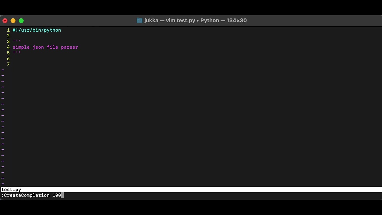 OpenAI ChatGPT vim plugin test