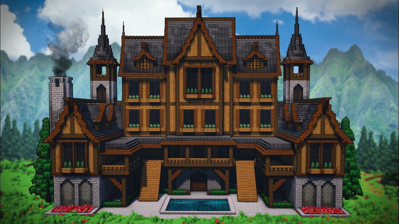 Minecraft: How To Build A Woodland Mansion | Tutorial - Minecraft Builders