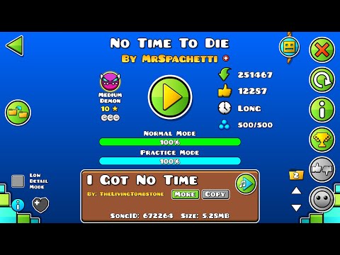 Steam Community :: Video :: No Time To Die 100% (All Coins | Medium Demon) by MrSpaghetti ...