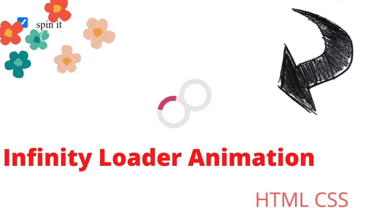 Infinity Loader Animation With Html And CSS