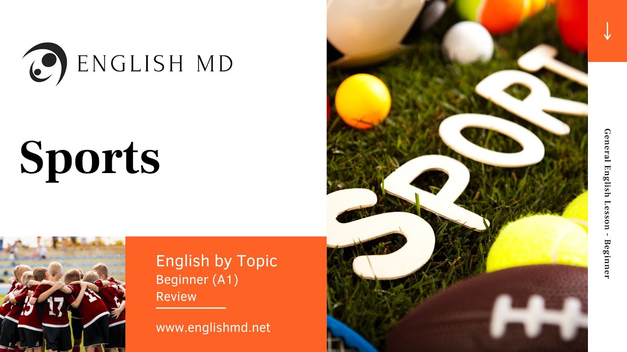 Sports | Sports Vocabulary for Beginner English ESL Teens & Adults (A1)