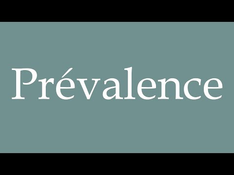 How to Pronounce ''Prévalence'' (Prevalence) Correctly in French
