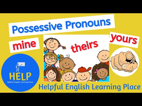 Possessive Pronouns and Subject Pronouns - ESL Grammar