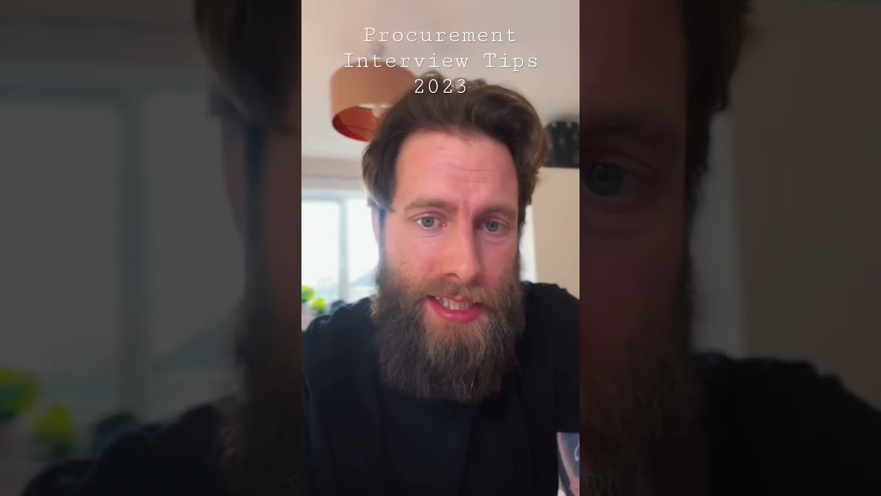 Procurement Interview Tips 2023 #procurement #interview