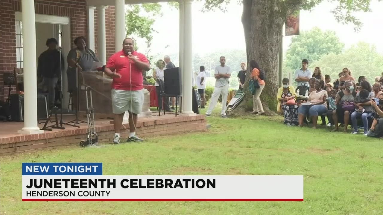 Juneteenth celebration in Henderson County