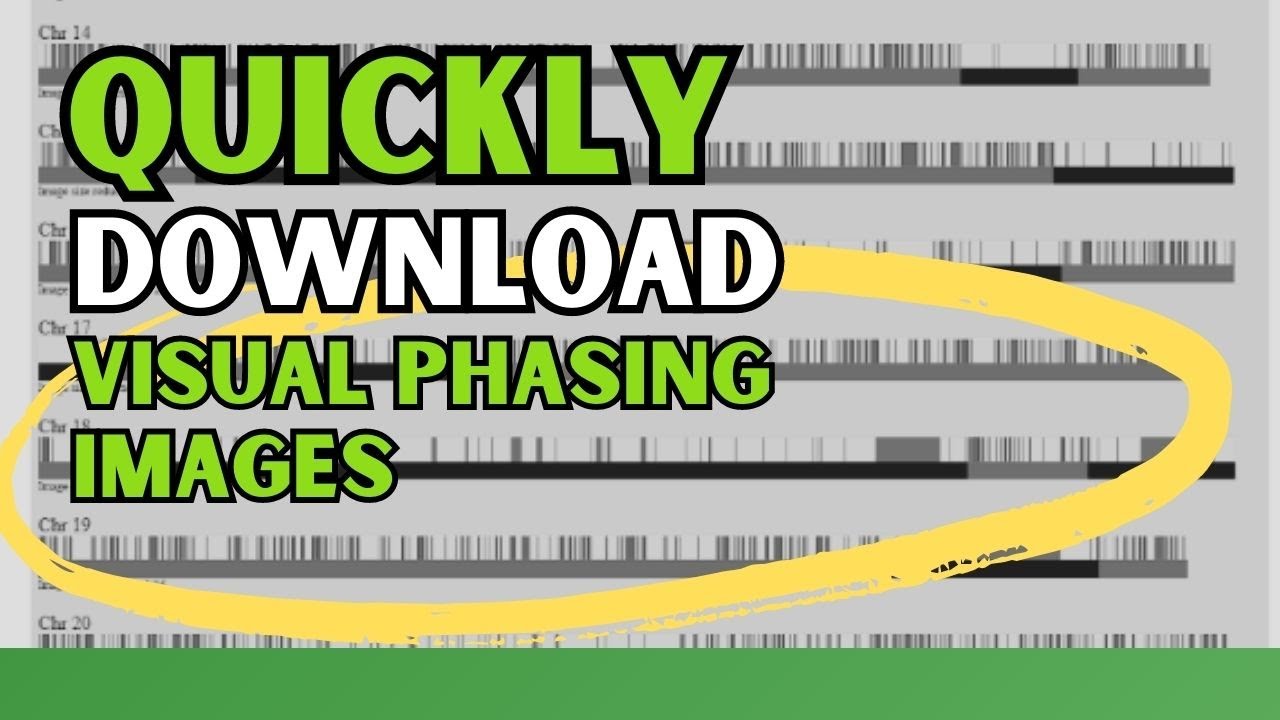 2 QUICK Ways to Download Visual Phasing Images for Genetic Genealogy