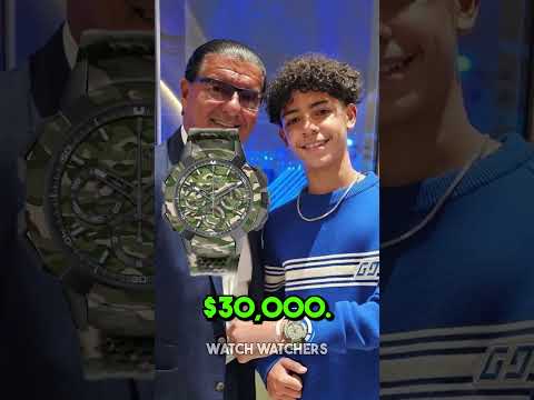 Cristiano Ronaldo Jr's $550,000 Watch Collection!