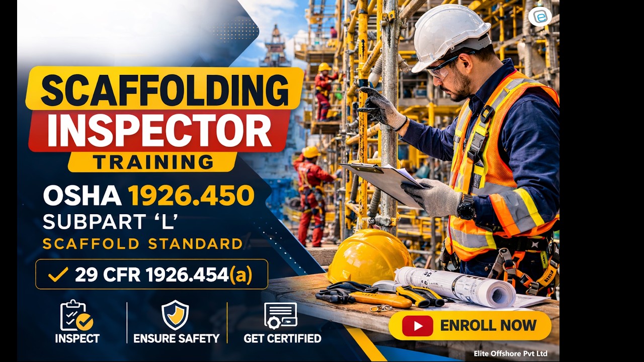 “Scaffolding Inspector Training | Offshore & Industrial Safety Certification 2026”
