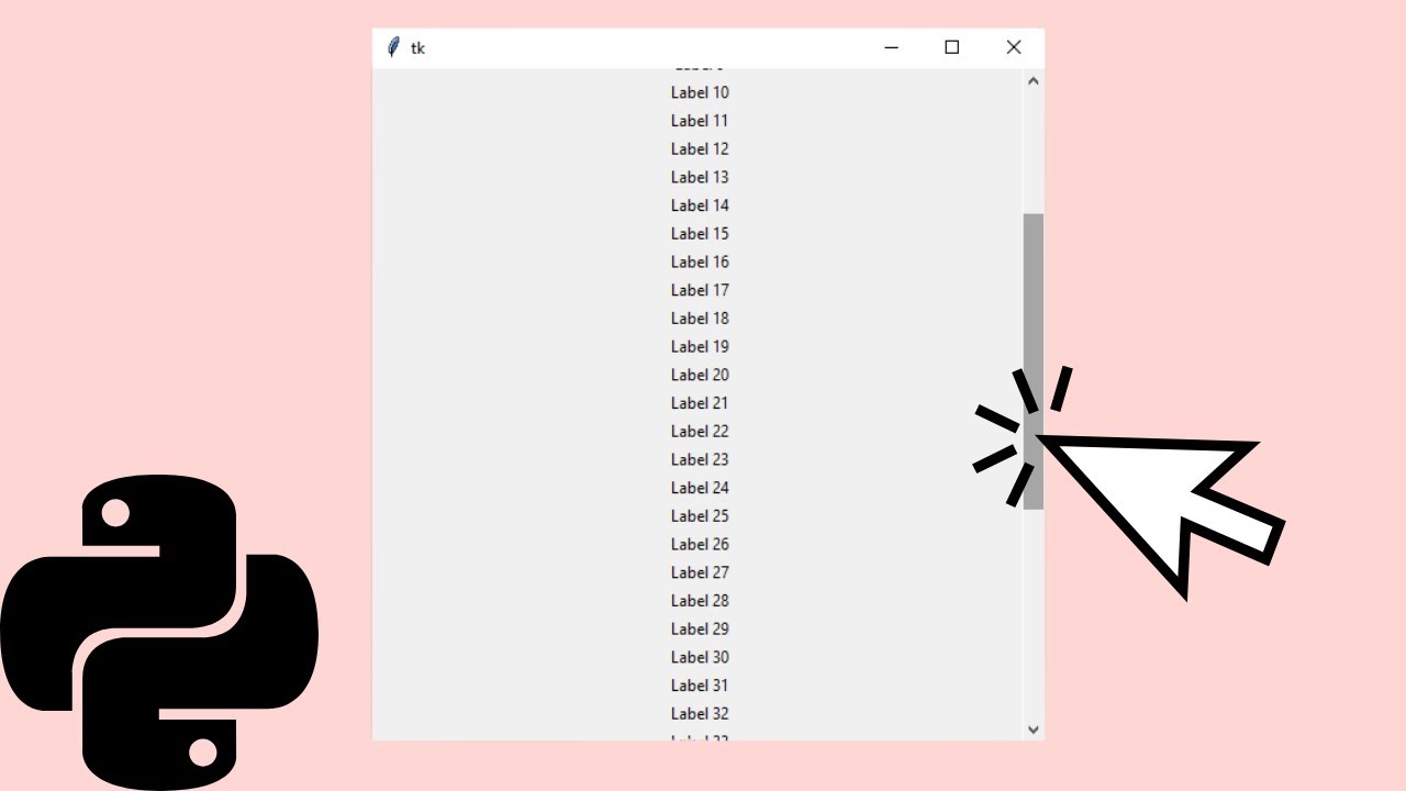 Python Tkinter Tutorial | How to Create a Scrollable Frame