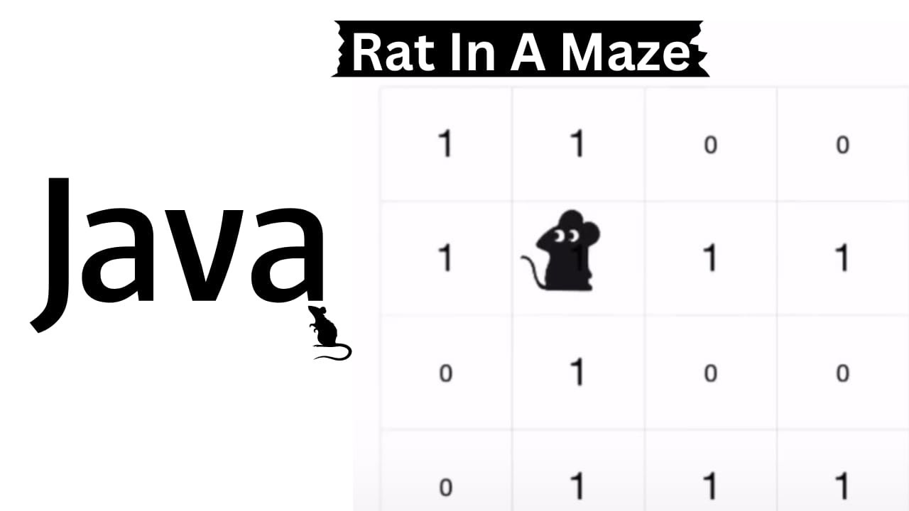 “Rat in a Maze Explained with Java Code | Backtracking Made Easy”