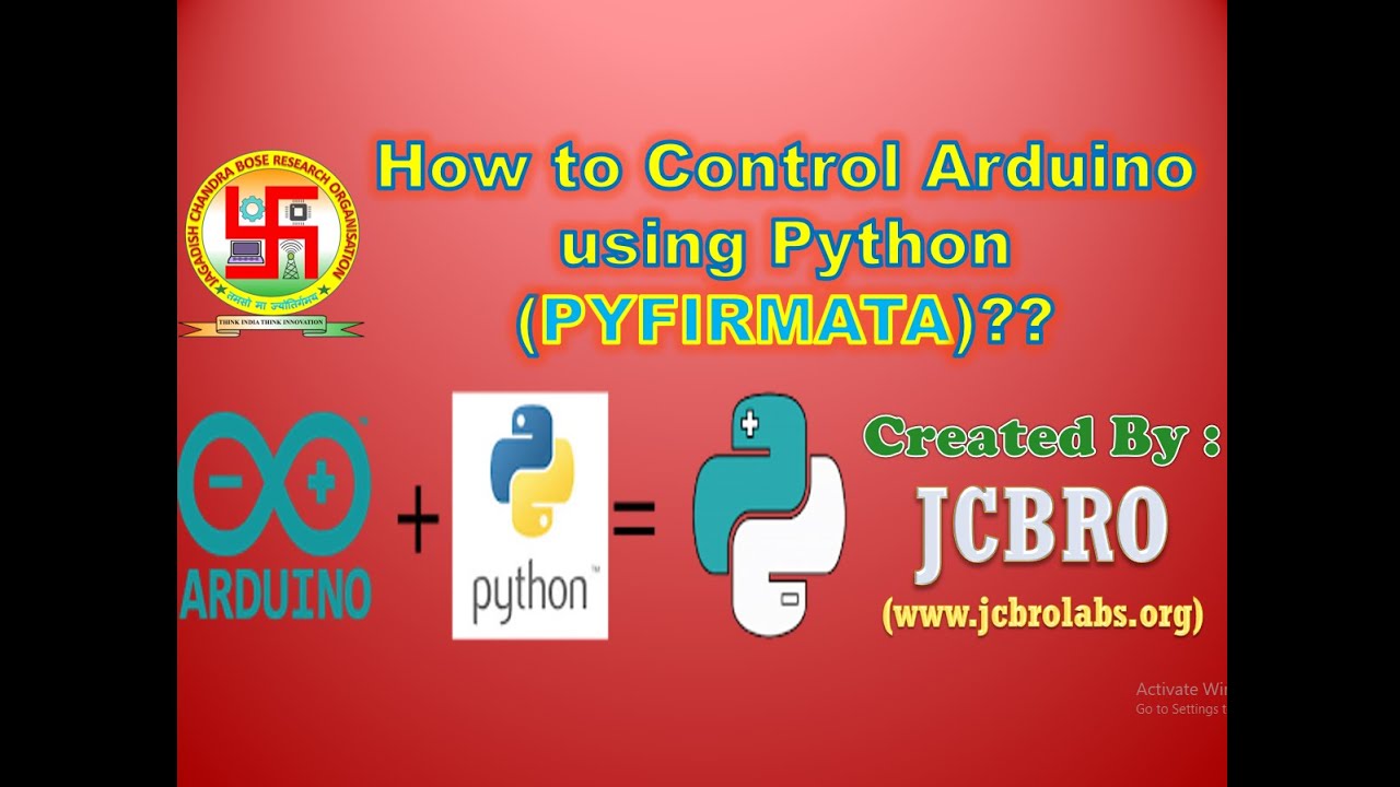 How to Control Arduino using Python (PYFIRMATA)?
