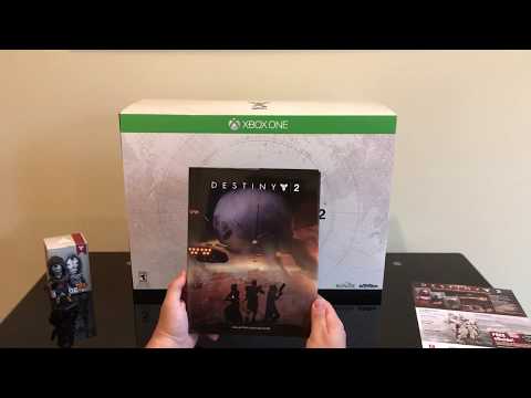 Destiny 2: Collector's Edition Game & Guide - Cayde-6 Figurine & Puzzle - Xbox One - Unboxing