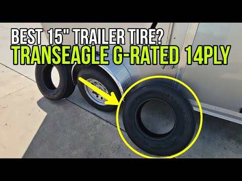 Best 15" trailer tire for RVs? Transeagle 14ply G-Rated Tires and Aluminum Wheels!