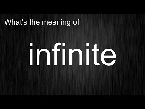 The True Meaning of "infinite" Revealed!